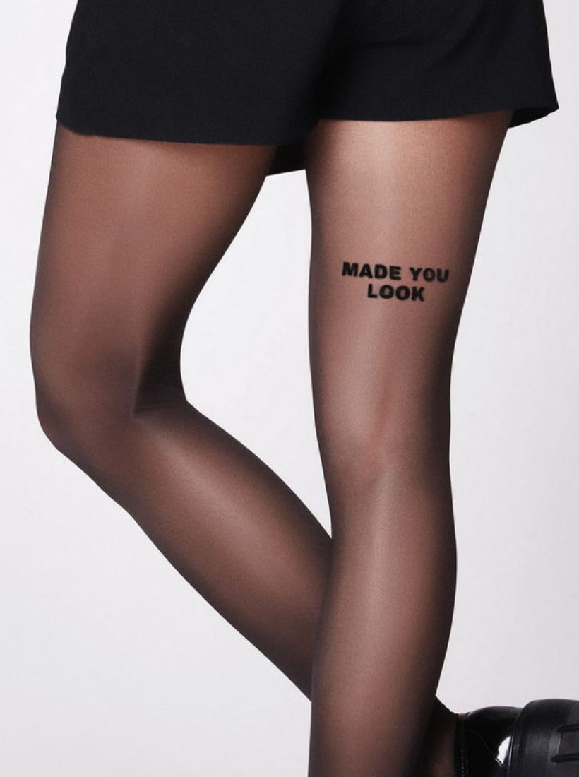 MADE YOU LOOK tights I 40 den I semi-transparent I saint sass – saint sass®