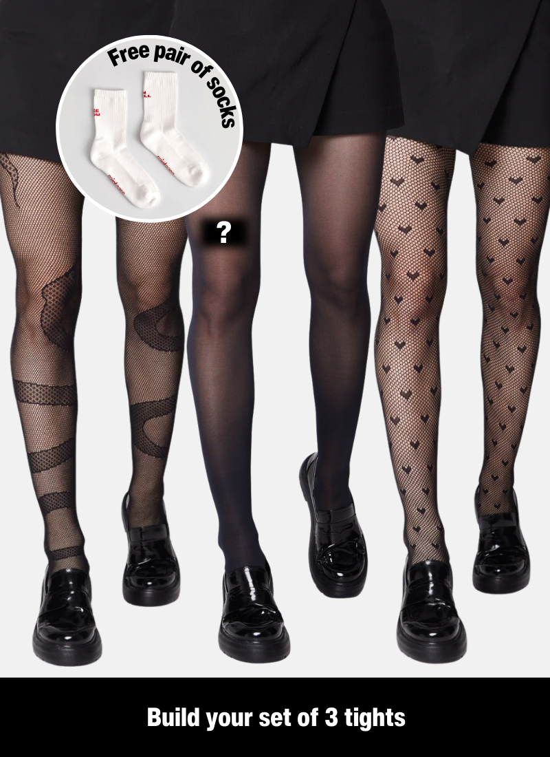 See You In Hell Tights | 40 den | semi-transparent | saint sass – saint ...